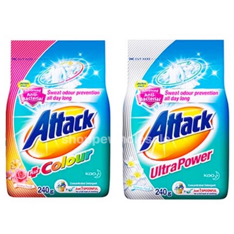ATTACK Detergent Powder 240g | Shopee Malaysia