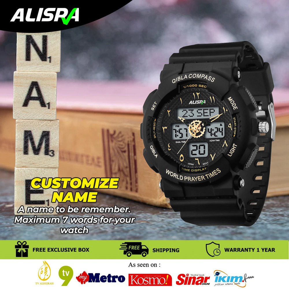 JAM TAWAF ALISRA -Q AZAN KIBLAT New model.Hebat, menarik. Sesuai untuk ...