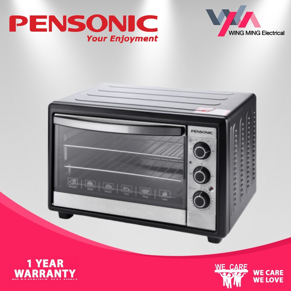 Pensonic Electric Oven Black Silver PEO-2305 | Batik Series PEO-2304B ...