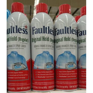 FAULTLESS IRONING SPRAY STARCH ( 567g ) - Regular / Lemon / Lavender ...