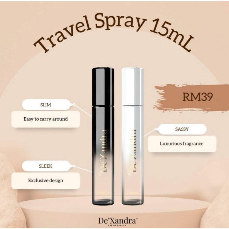 DEXANDRA TRAVEL SPRAY MEN | Shopee Malaysia