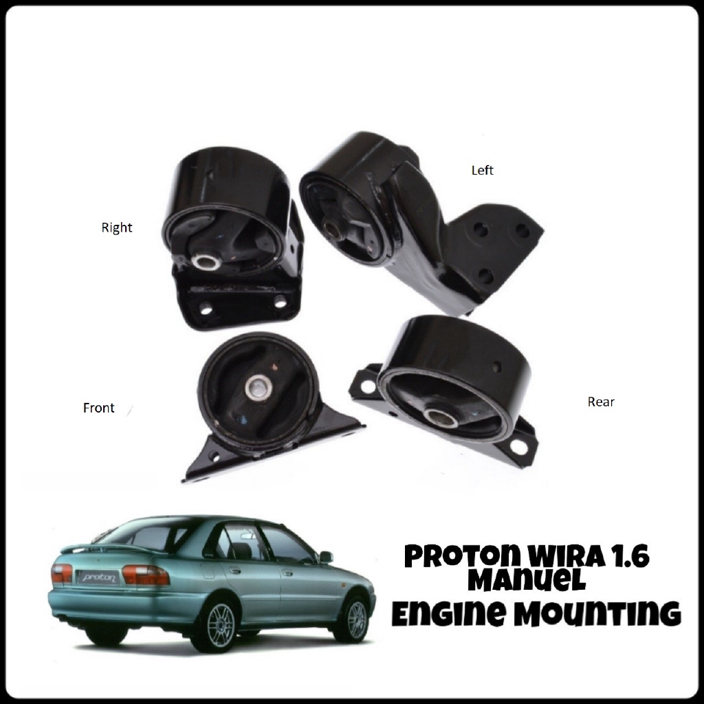 High Quality OEM Engine Mounting - Proton Wira 1.6 Manual ( 1Set 4Pcs ...