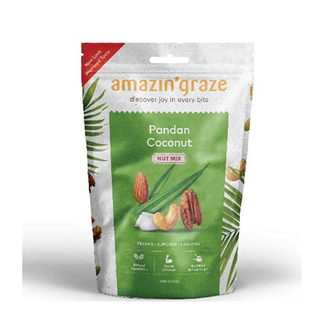 CARiNG Amazin Graze Nut Mix Pandan Coconut (100g) | Shopee Malaysia