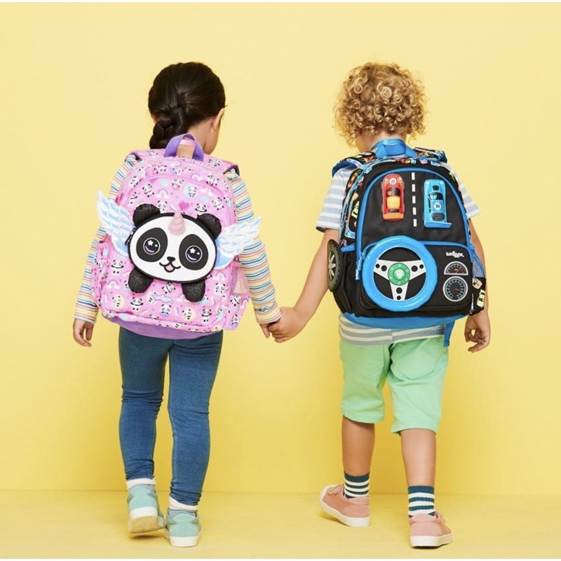 Smiggle Panda Vroom Junior Backpack | Shopee Malaysia
