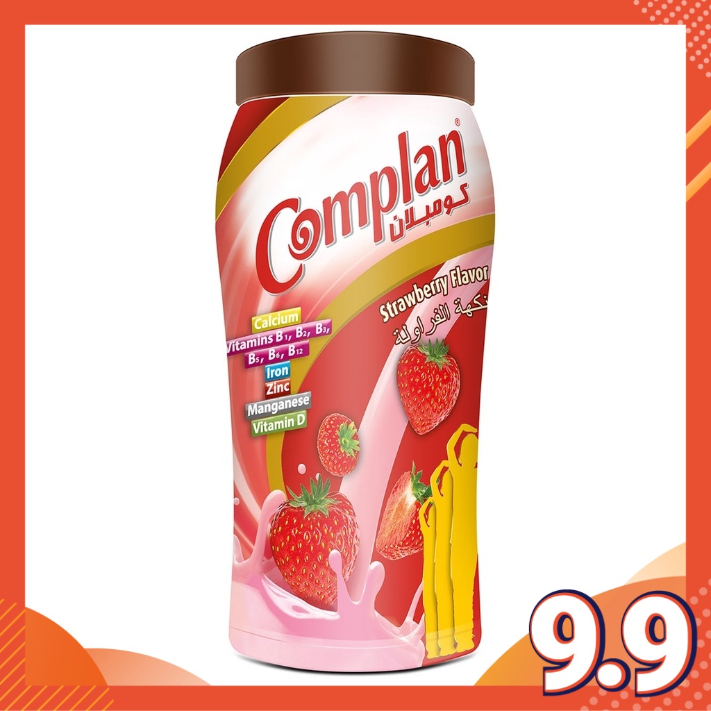 Complan Strawberry Flavor Dairy Based Nutrition Energy Drink 400g ...