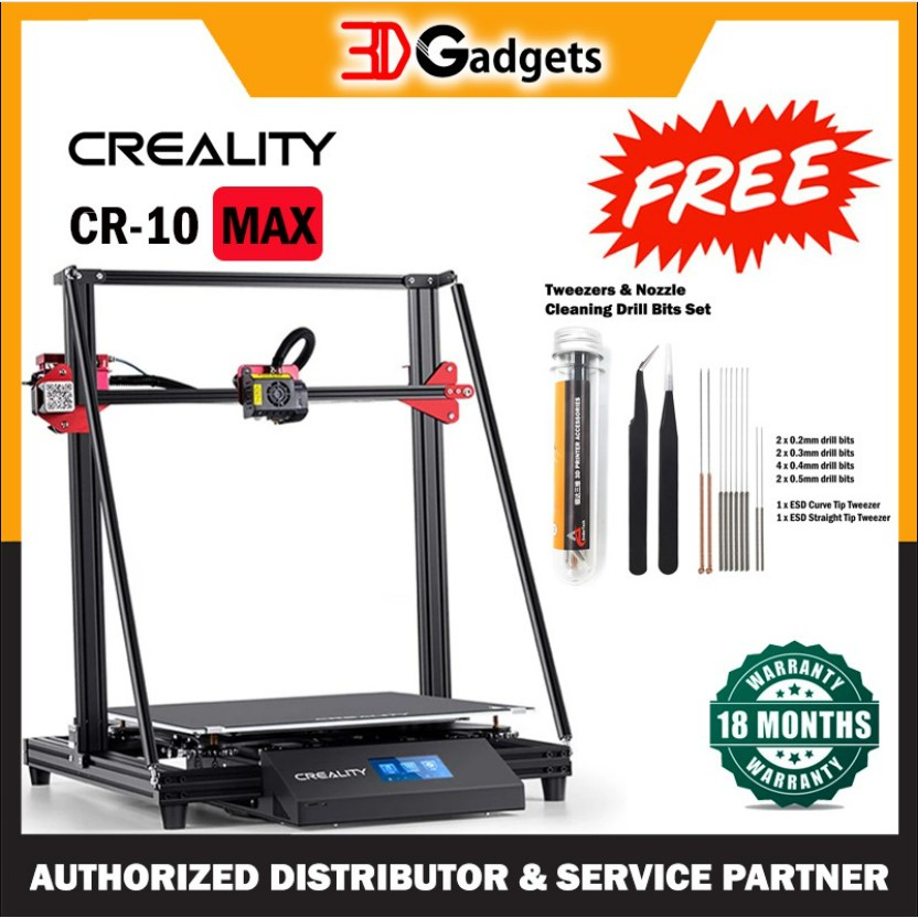 Creality 3D CR10 MAX Semi DIY 3D Printer Larger Printing Size 450*450 ...