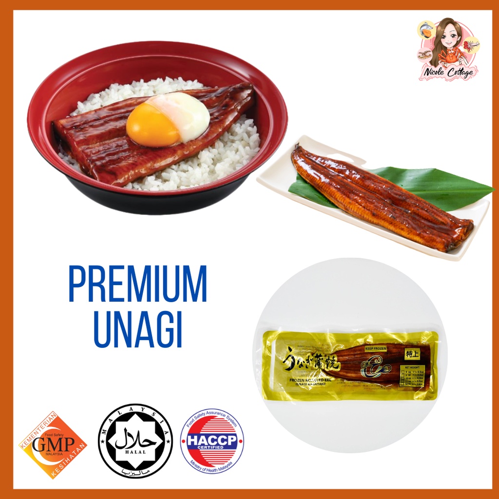 Unagi Kebayaki/Halal Japanese Unagi/Frozen Unagi/BBQ Eel Fish 160g ...