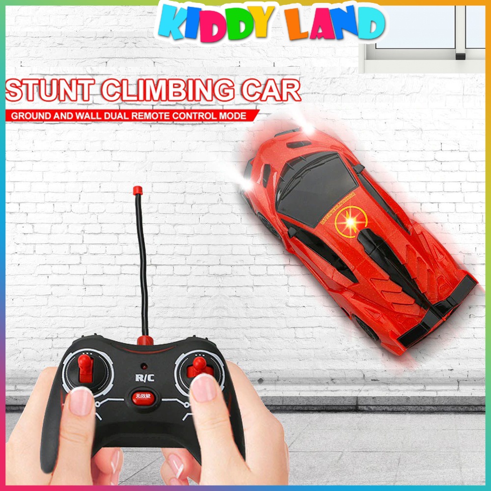 Driving on The Wall Car 2 in 1 Wall Climbing Car Rechargeable RC Toy ...