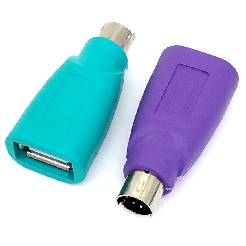 USB to PS/2 / PS2 Port Male Adapter Converter keyboard Mouse Mice ...
