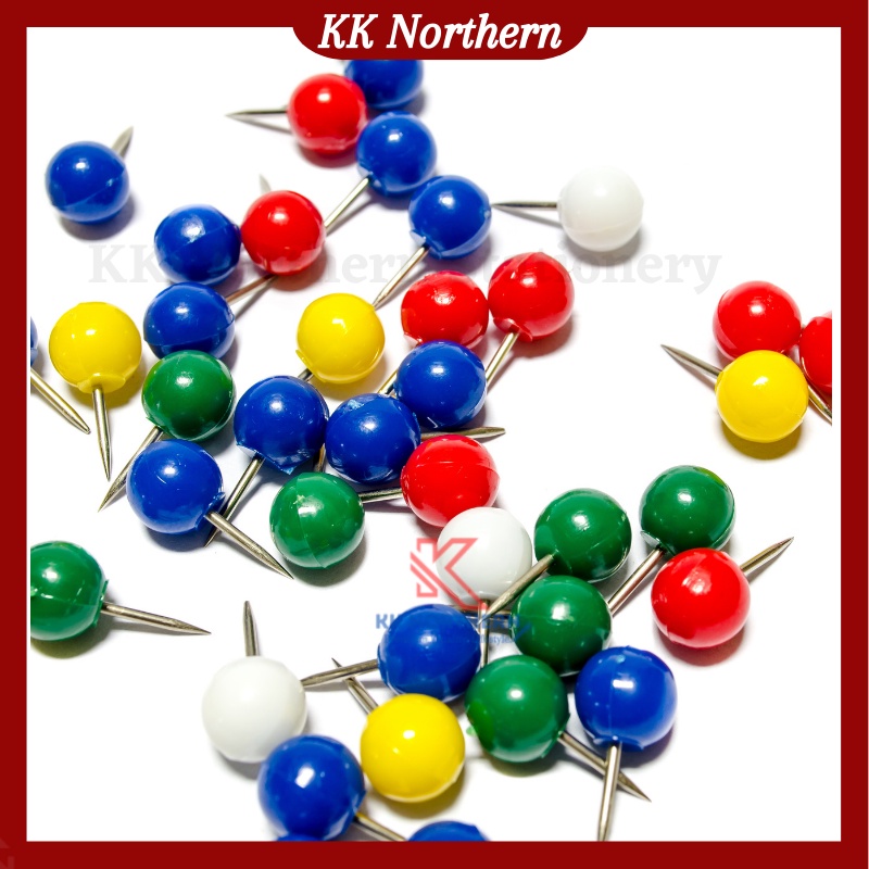 Astar Push Pin / Pin Thumb Thumbtack Board / Wall Studs/ Map Pins Paku ...