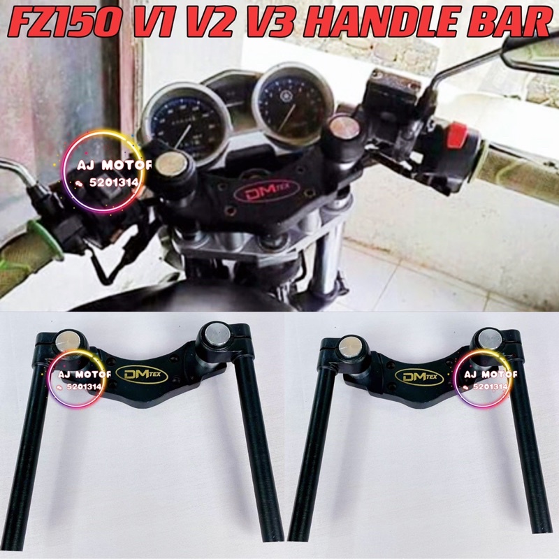 PNP FZ150 V1 V2 V3 HANDLE BAR WITH STEERING BRACKET YAMAHA FZ150i FZ ...
