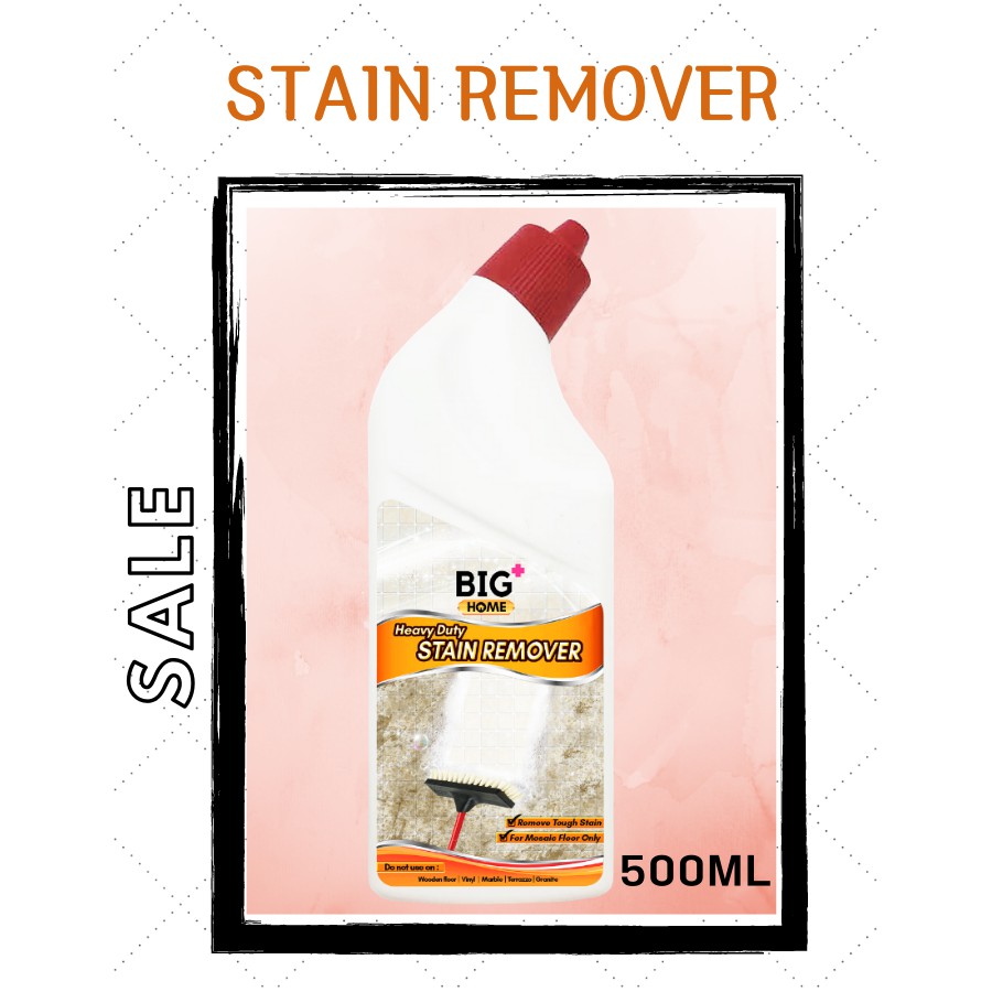 BIG+ Heavy Duty Stain Remover Mosaic Toilet Bathroom Cleaner Pencuci ...