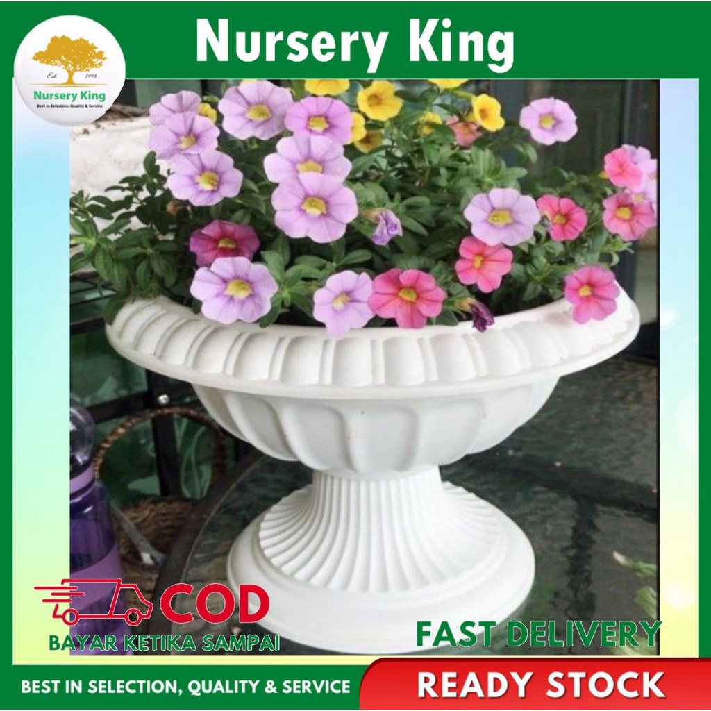 Pasu Bunga Corak Cantik Antique Flower Pot | Shopee Malaysia