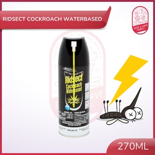 Ridsect Cockroach Waterbased Spray - 270ml | Pembunuh Lipas Baygon ...