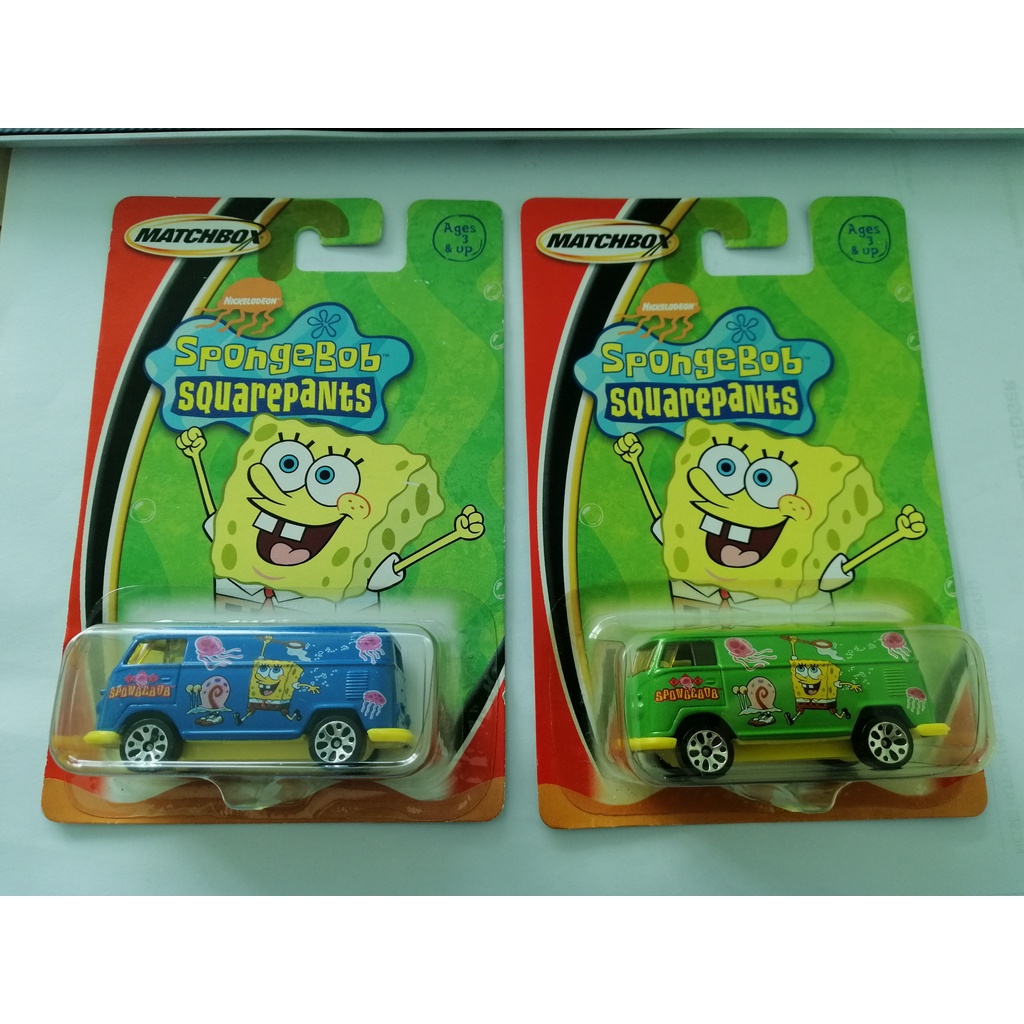 Matchbox Spongebob Squarepants VW Van in Blue & Green Colour (Bundle ...