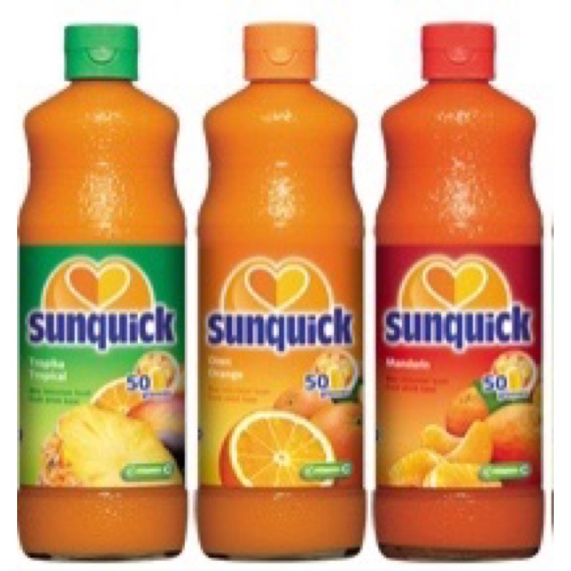 Sunquick 840ml Fruit Drink Base 840 ml (Orange / Mandarin / Tropical ...