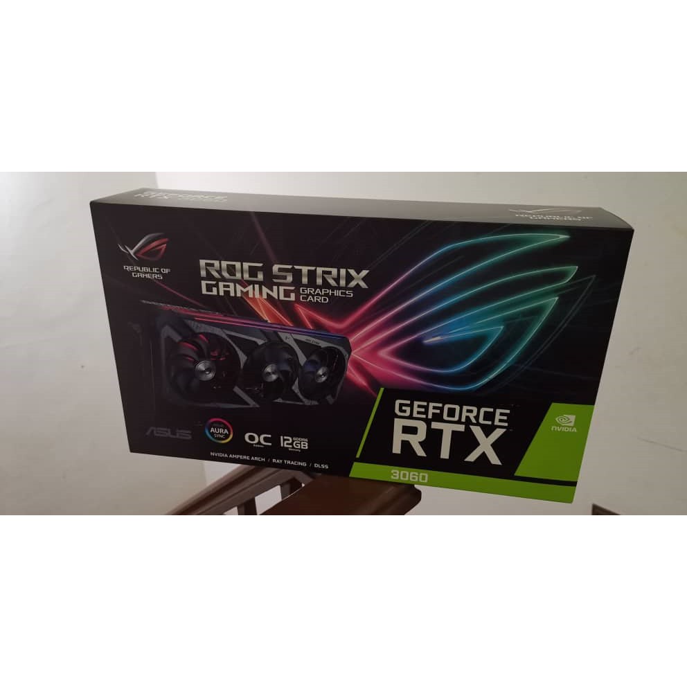 ASUS ROG STRIX RTX 3060 OC Edition 12GB GDDR6 | Shopee Malaysia