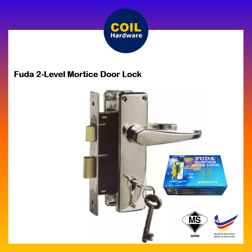 FUDA 2-LEVEL Mortise Door Lock | Mortise Door Lock Level | Handle Lock ...
