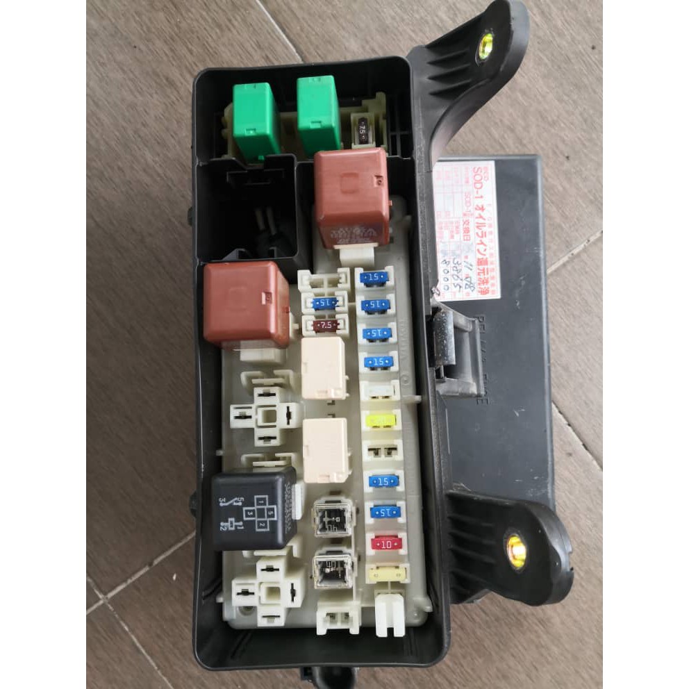 Toyota Estima ACR MCR / Alphard ANH MNH 15 Fuse Box Full Set Cover ...