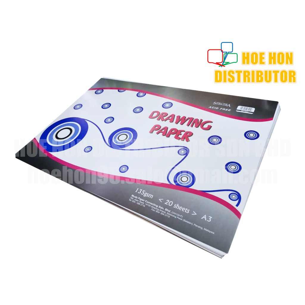 [Full A3] Drawing Paper / Kertas Lukisan 15" X 11" 135gsm x 20 sheet ...