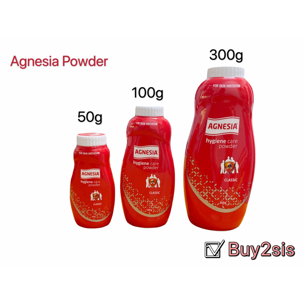 Agnesia Hygiene Care Body Powder / Agnesia Bedak - 50g/100g/300g ...