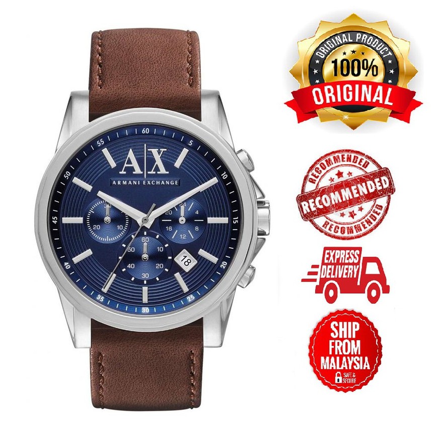 Armani Exchange Quartz Chronograph Blue Dial AX2501 Men's Watch ...
