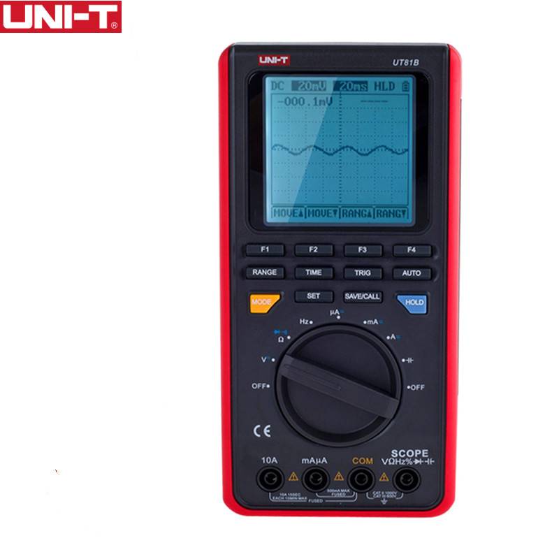 UNI T UT81B Handheld Digital Oscilloscope Multimeter 8Mhz 4000 Counts ...