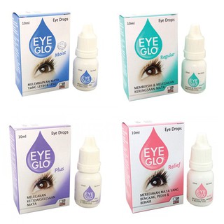 Eye Glo (Green/Regular, Red/Relief, Purple/Plus, Blue/Moist) 10ml Ubat ...