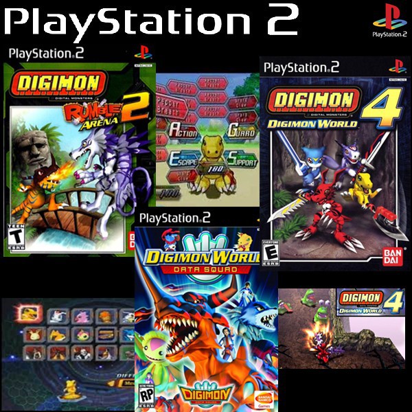 Digimon guardian 🎮 ps2 disc ready - digimon - digimon rumble arena 2 ...