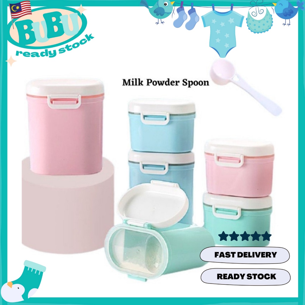 BUBU Baby Milk Powder Container Airtight Portable Feeding Case Box Baby ...