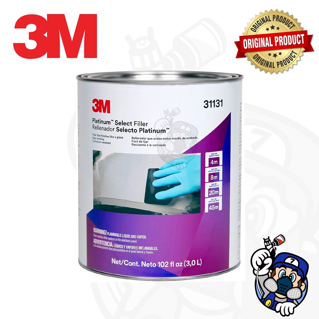 3M 31131 Platinum Select Filler (3L) - Hardener Included | Shopee Malaysia