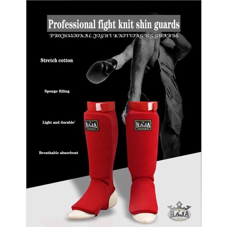 Shin Guard Kickboxing Shinguard Muay Thai Dry Bone Protector Leg Silat ...