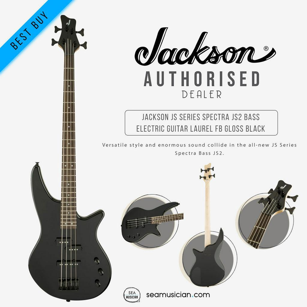 JACKSON JS SERIES SPECTRA JS2 BASS ELECTRIC GUITAR LAUREL FRETBOARD ...