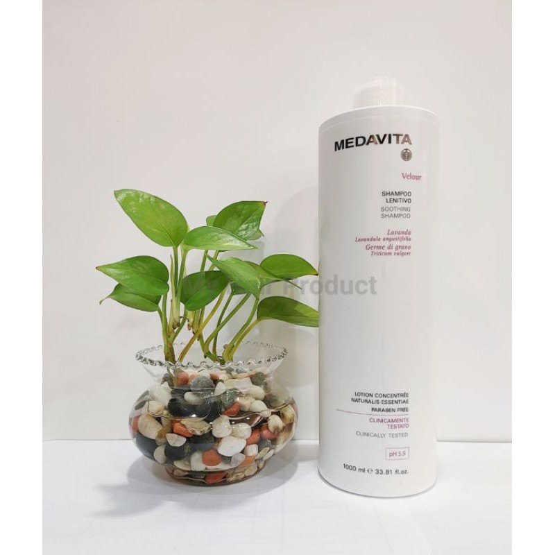 Original Medavita Velour Soothing Shampoo pH 5.5 1000ml | Shopee Malaysia