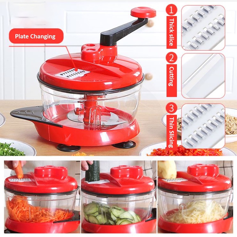Alat Mesin Pengisar Pemotong Tangan Daging Ikan Cili Buah Manual ...