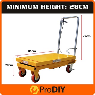 500kg Heavy Duty Trolley Troli Barang Hydraulic Trolley Tool Trolley ...
