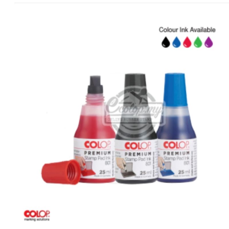 REFILL STAMP PAD INK 801P by COLOP | Shopee Malaysia