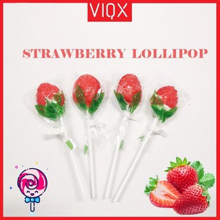 STRAWBERRY LOLLIPOP / GULA-GULA STRAWBERI VIQX | Shopee Malaysia