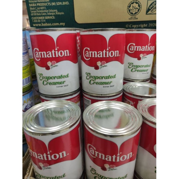 Carnation Krimer Sejat Susu Cair Evaporated Creamer 390gm Shopee Malaysia