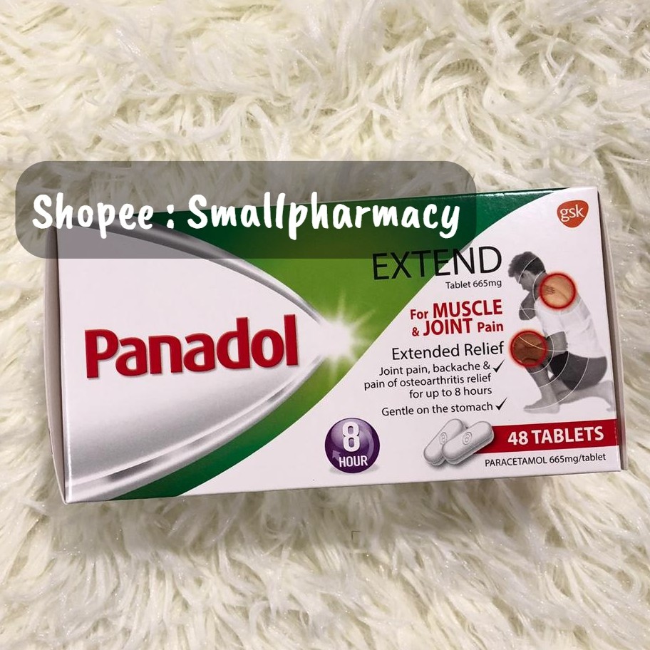 PANADOL EXTEND FOR MUSCLE & JOINT PAIN 665MG TAB BOX ( 8 strip - 48 ...