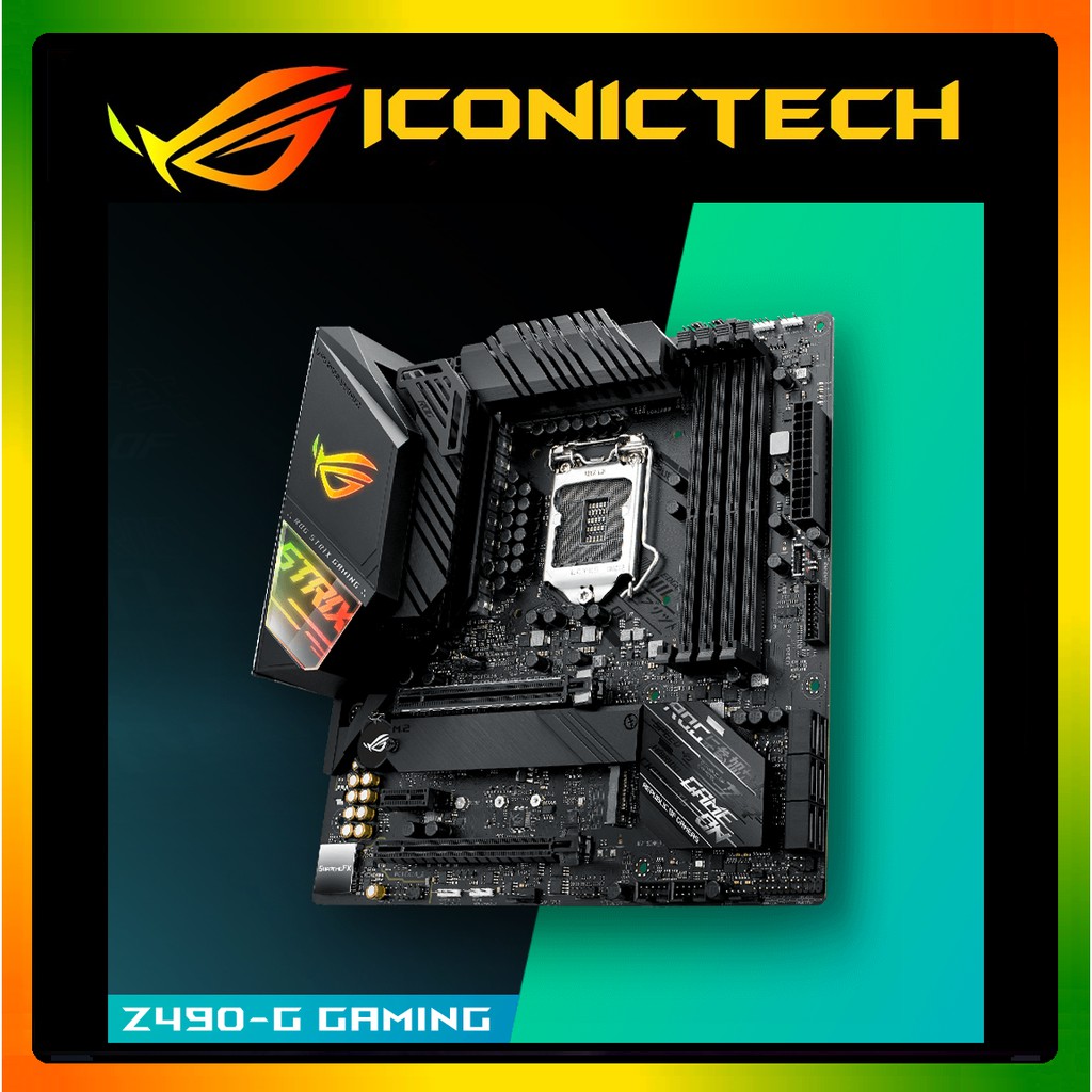 ASUS ROG STRIX Z490-G GAMING (WI-FI) Z490 Gaming Motherboard (Intel ...