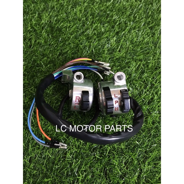 HONDA C70 BULAT HANDLE SWITCH CHROME SUIS TANGAN SIGNAL SWITCH SUIS ...