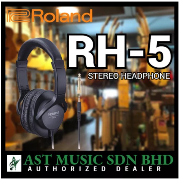 Roland RH-5 Stereo Headphone ( rh5 / Rh5 ) | Shopee Malaysia
