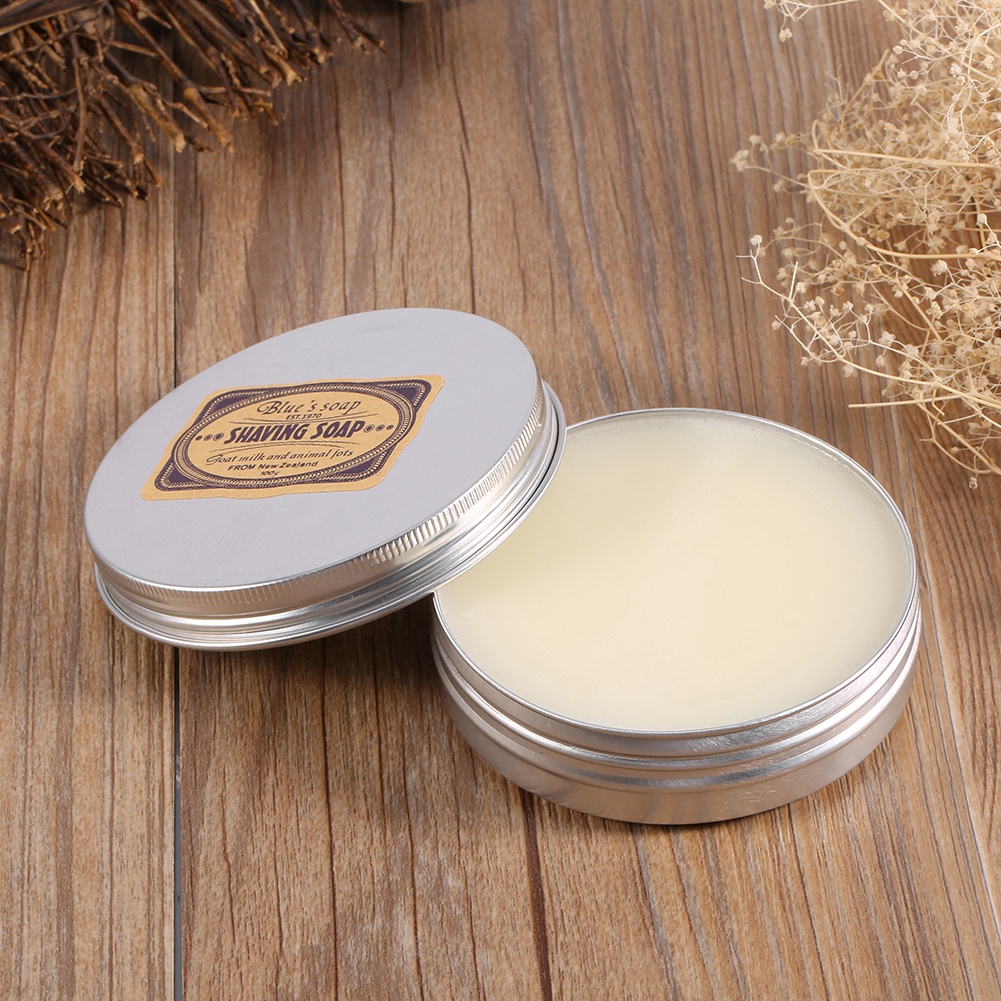 Soap Barbering Deluxe Facial Tool Milk Shave Men's Shaving Round Goat ...