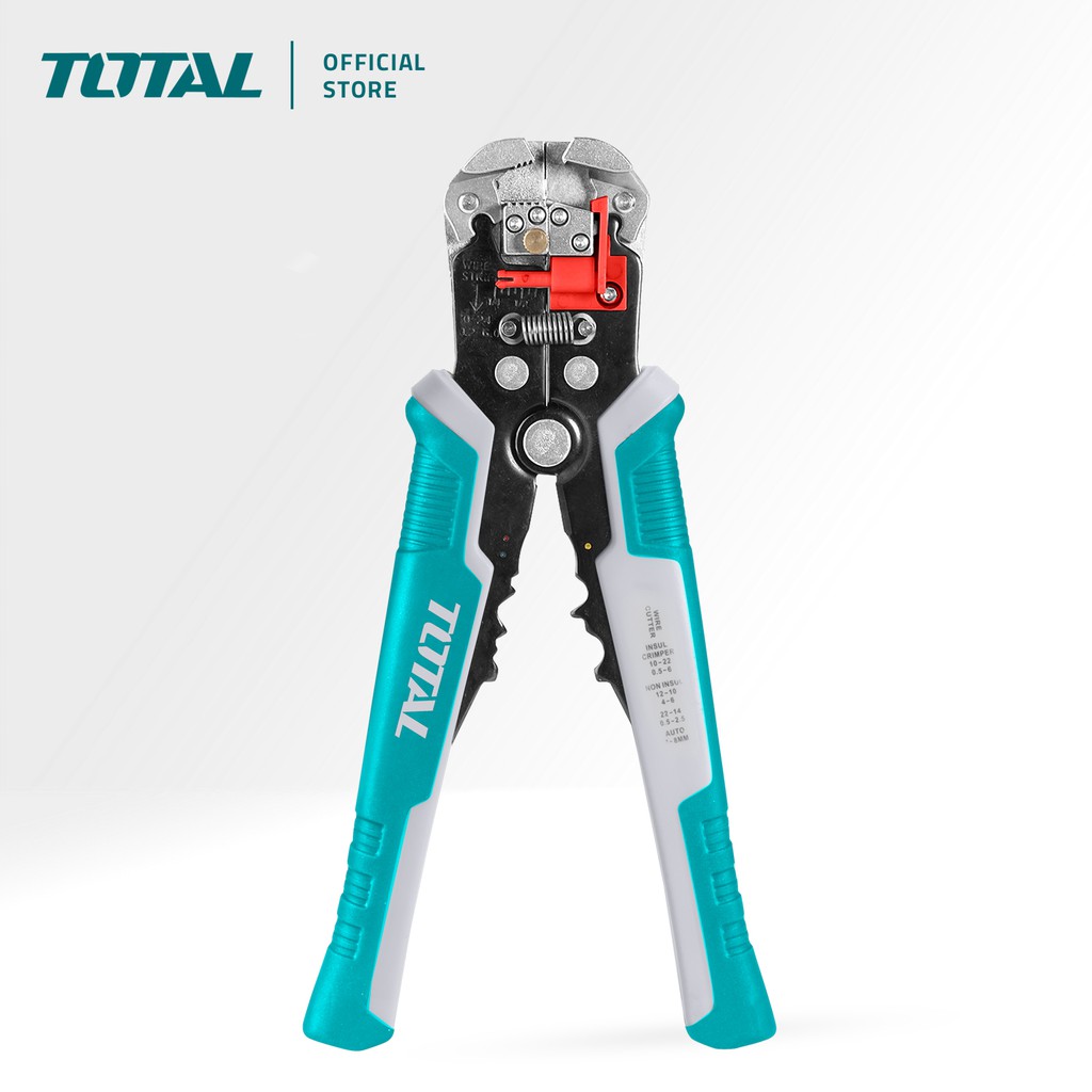 TOTAL Automatic Wire Stripper, 3-in-1 Multi-function Tool for Stripping ...