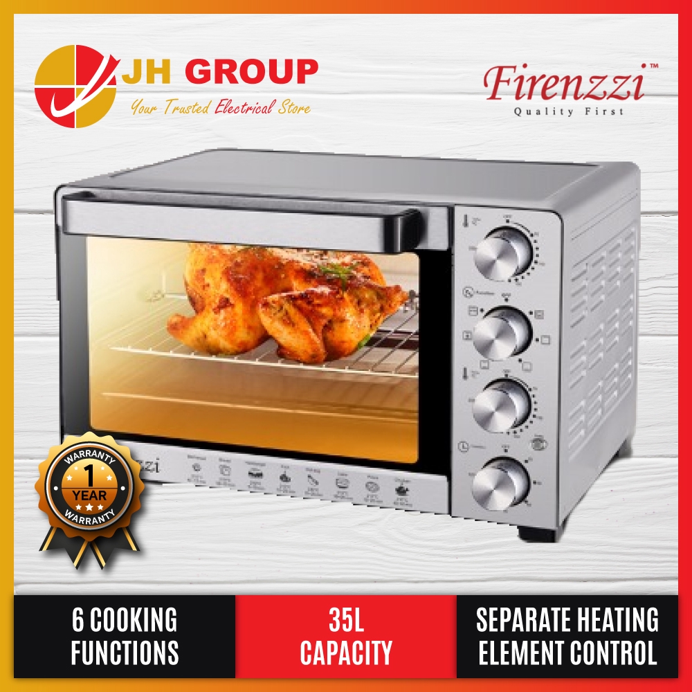 Firenzzi 60L Electric Oven TO-3060 | To-4060 w 6 Cooking Function | 35L ...