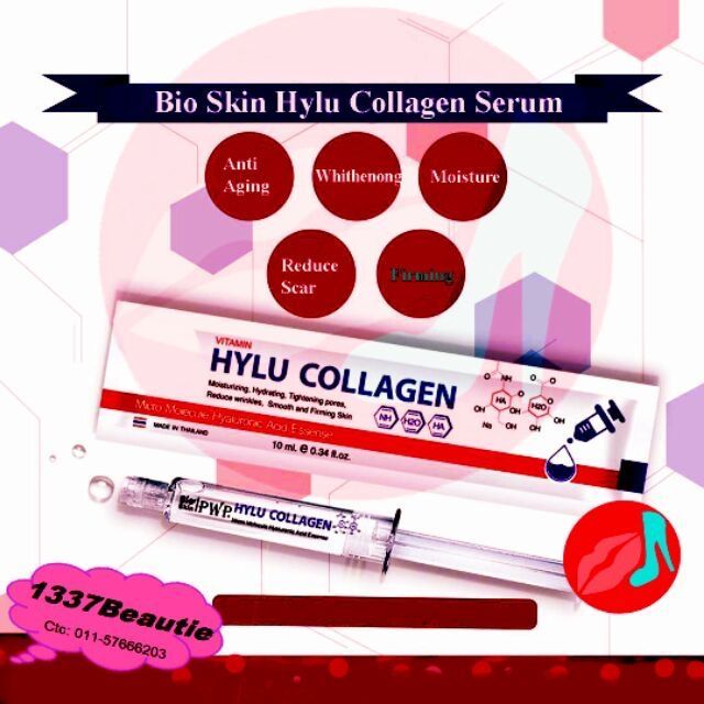 PWP BIO SKIN HYLU COLLAGEN SERUM H2o 100% ORIGINAL(Ready Stock ...