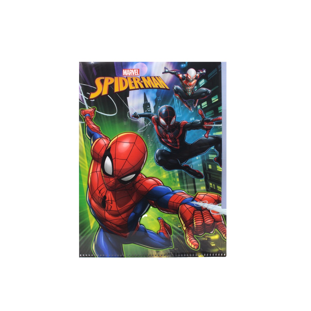 Marvel Spiderman Pocket File Folder For Children - Blue Colour | Shopee ...