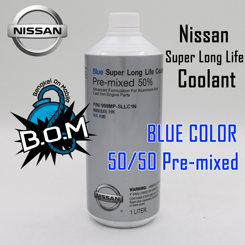 [100% Original] Nissan Super Long Life Coolant Blue Color, Biru Coolant ...