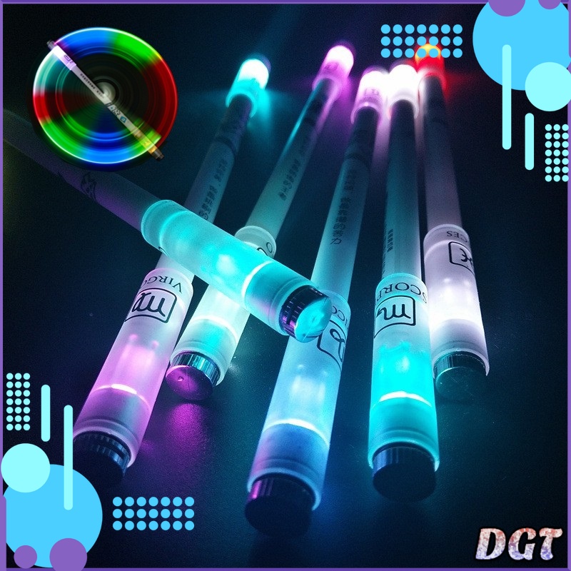 DGT Spinning Rotating Pen/ LED Light Fidget Pen/Rolling Finger LED Pen ...
